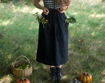 Forager Witch Cauldron Apron MADE TO ORDER | Etsy