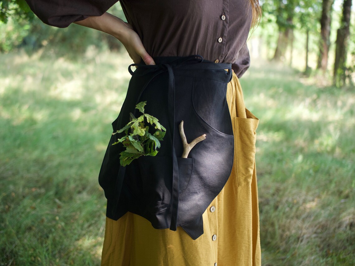 Forager Witch Cauldron Apron MADE TO ORDER - Etsy