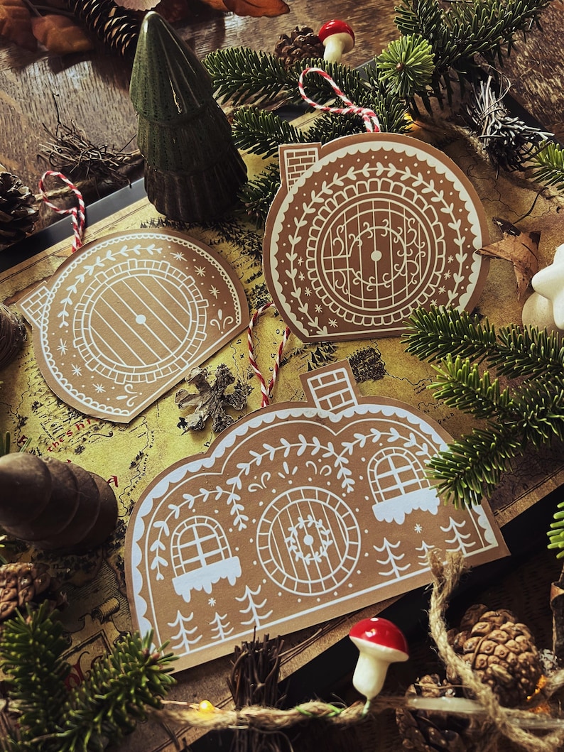 DIY Printable Hobbit Gingerbread Houses - Etsy