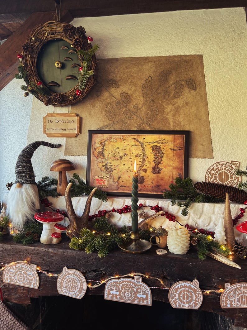 DIY Printable Hobbit Gingerbread Houses - Etsy