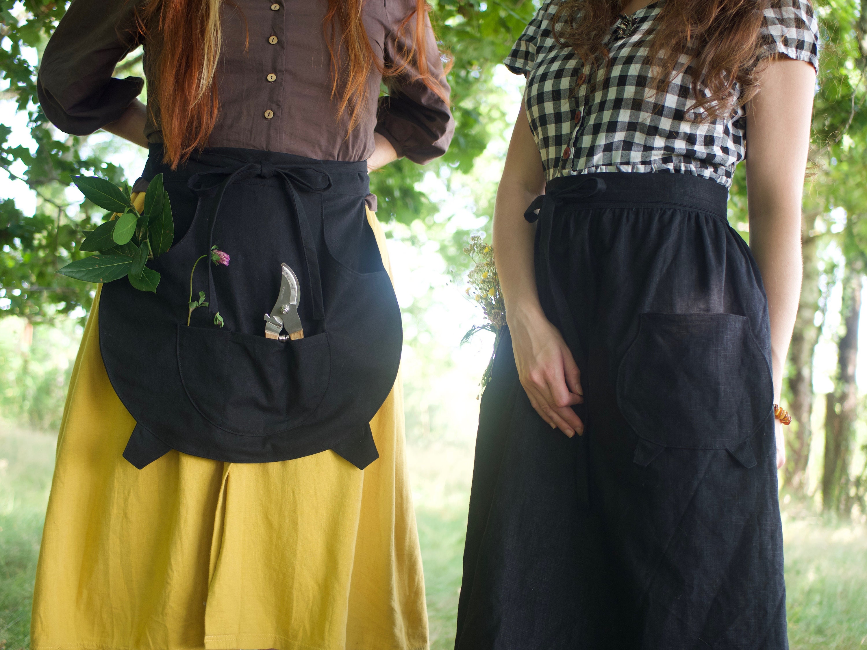Forager Witch Cauldron Apron MADE TO ORDER - Etsy