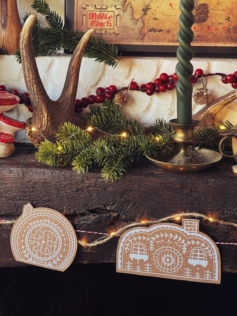 DIY Printable Hobbit Gingerbread Houses - Etsy