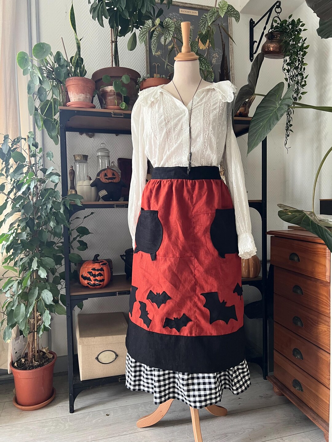 Bat Apron - One of a Kind - Etsy