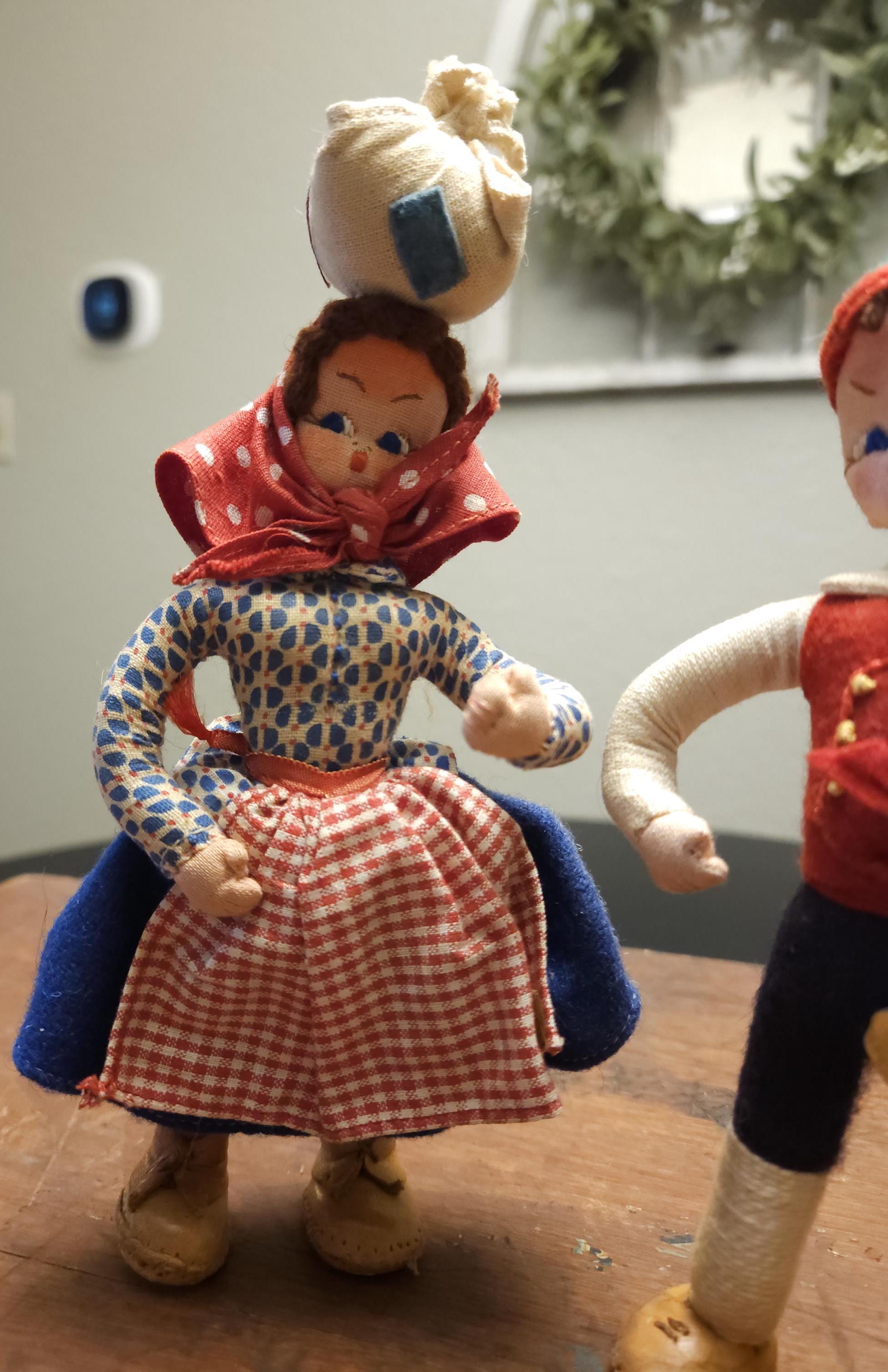Vintage Mascotes De Maria Helena Handmade Dolls – Pair From Portugal ...