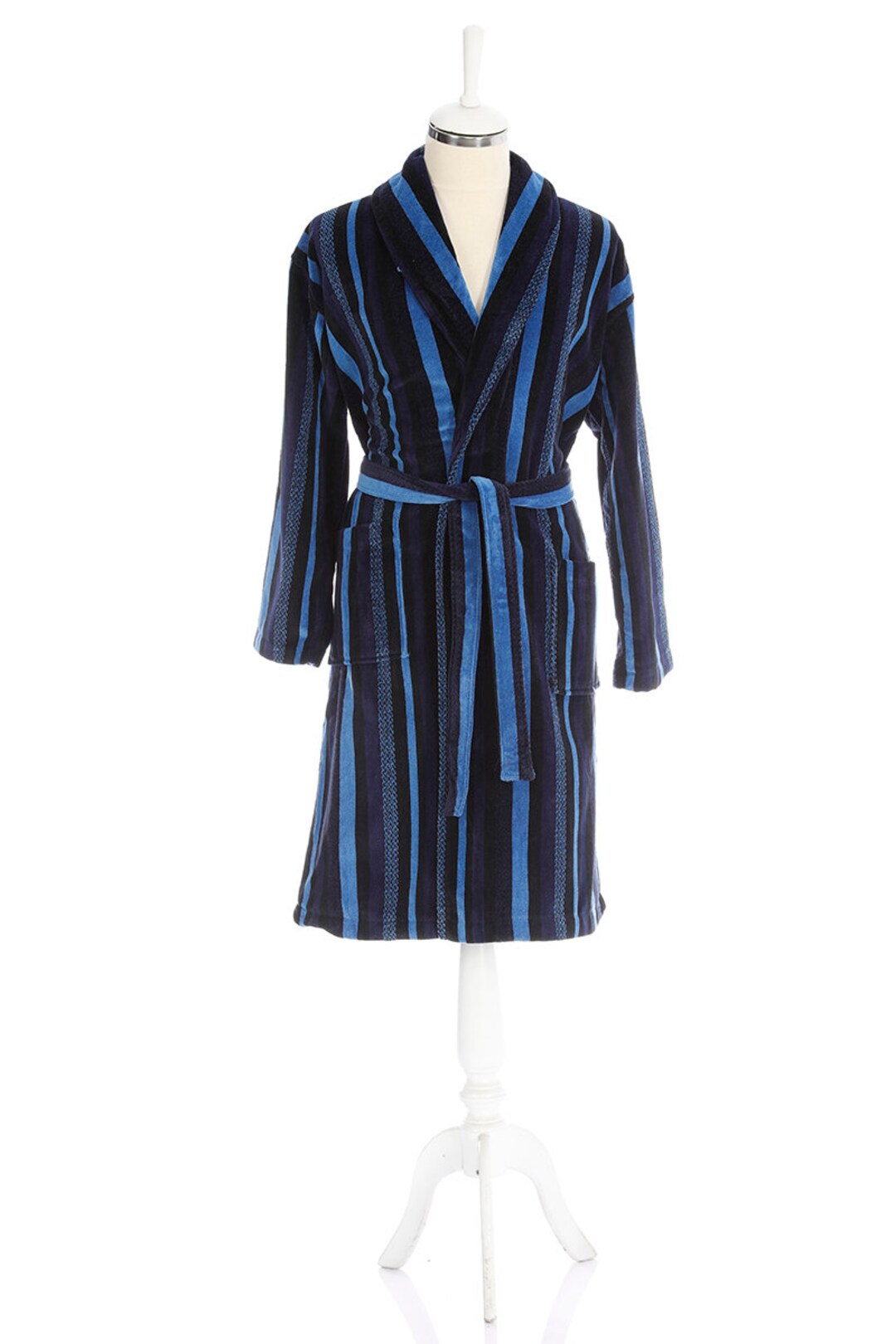 Luxury Terry Towelling Shawl Collar Bathrobe Dressing Gown Bath Robe ...