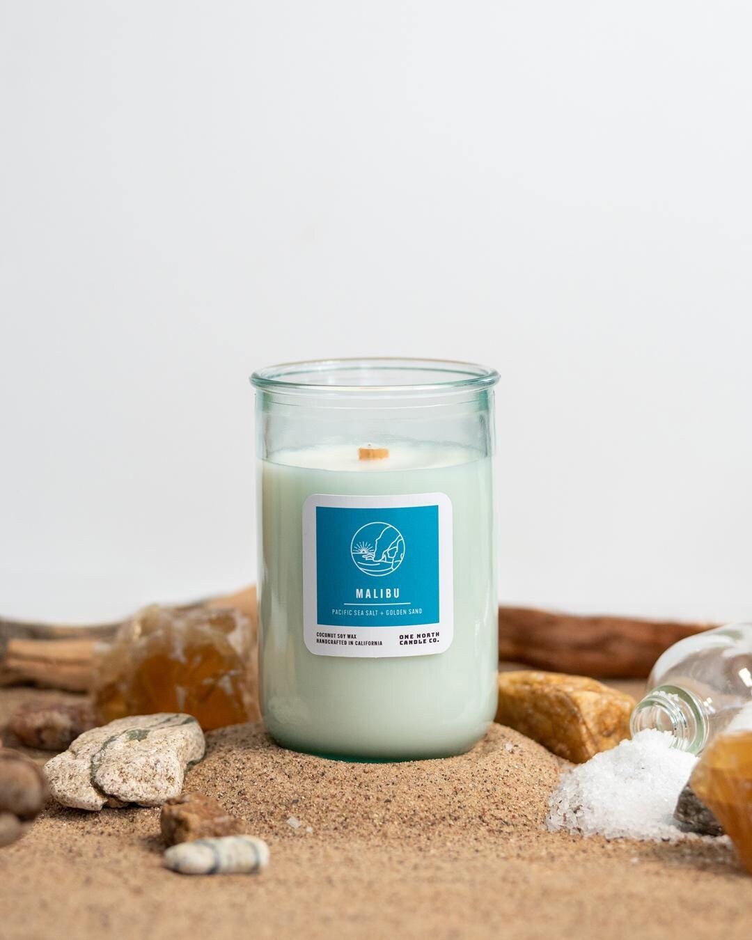 Malibu Candle (pacific Sea Salt & Golden Sand) | Coconut Soy Wax ...