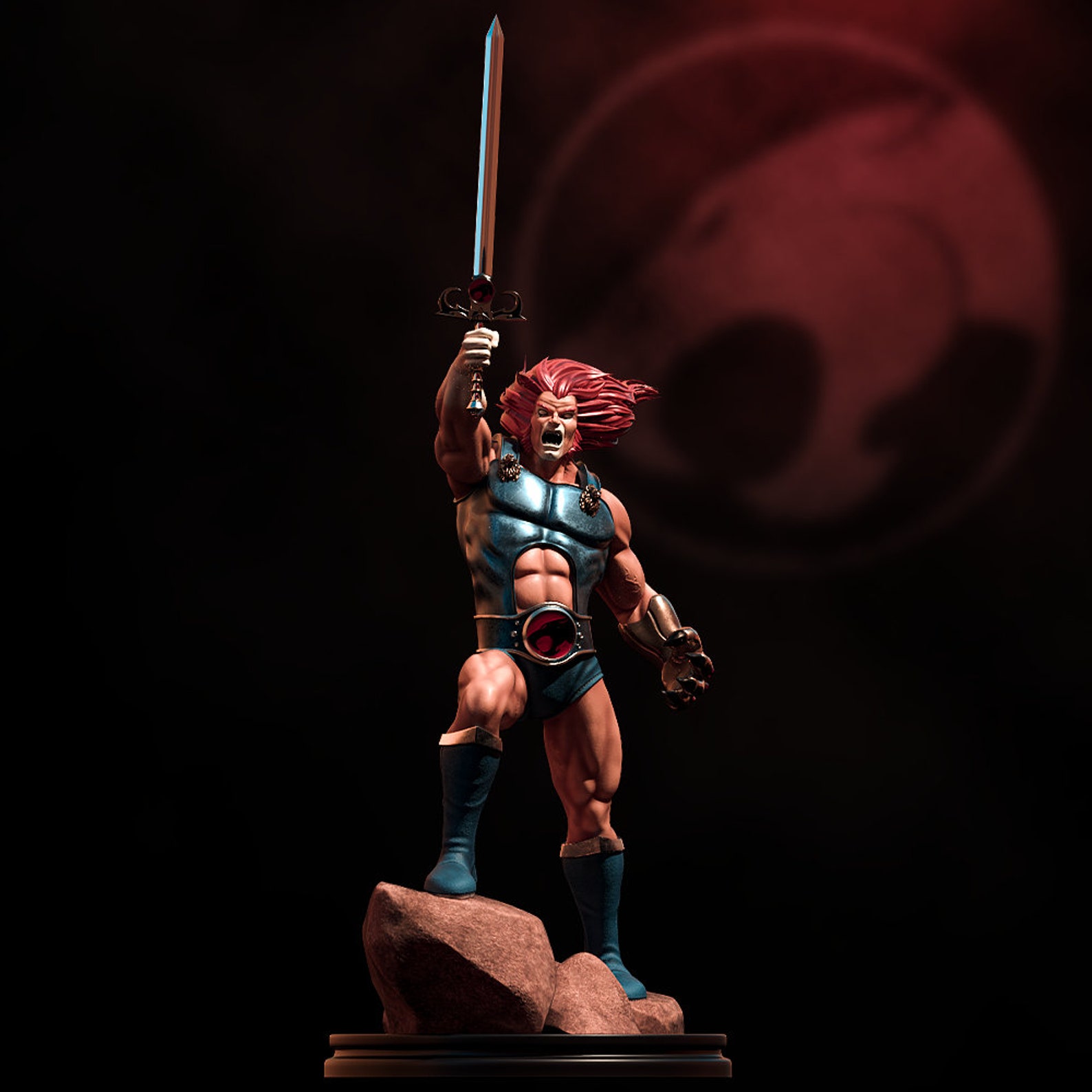 Lion-o Thundercats Statue High Quality 3D Resin Print - Etsy