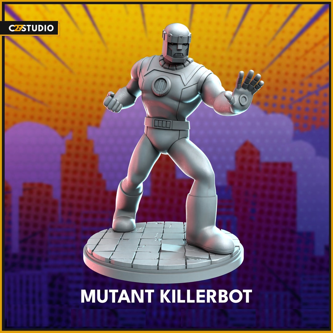 Mutant Killer Custom Miniature 65 Mm Base MCP High - Etsy