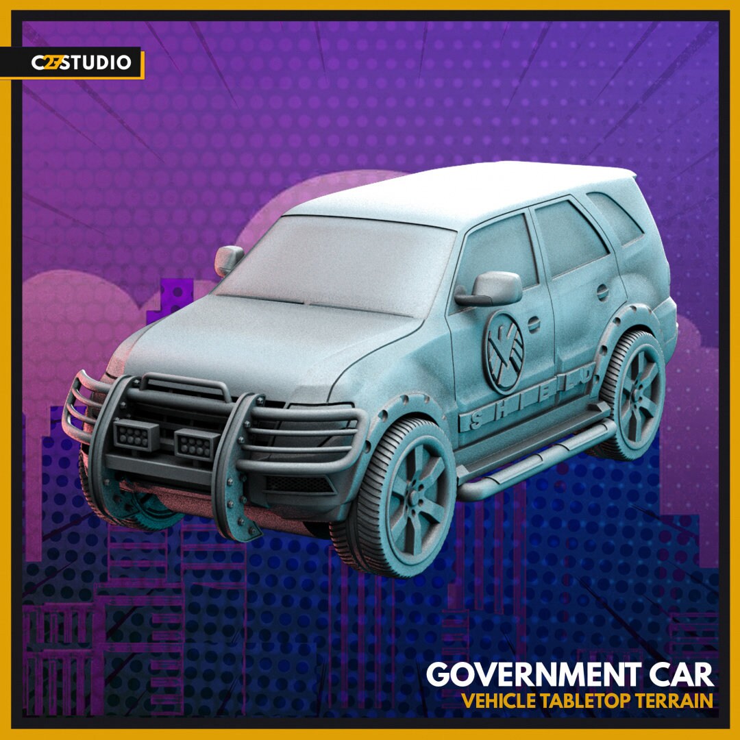 Government Car Vehicle Pack MCP High Quality 3D Printed - Etsy