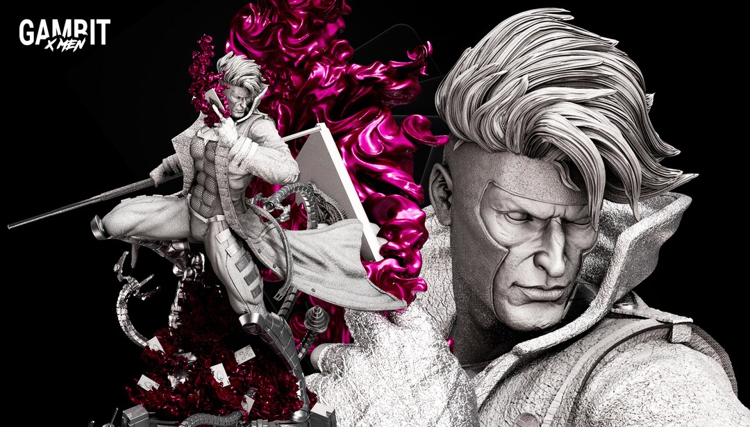 Gambit High Quality 3D Printed Fan Art - Etsy