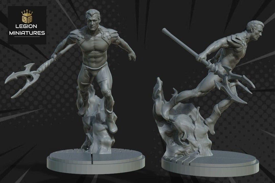 Namor Custom Miniature 35 Mm Base MCP High Quality 3D - Etsy