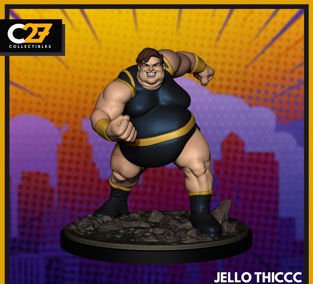 Jello Thicc Custom Miniature 50 Mm Base MCP High - Etsy