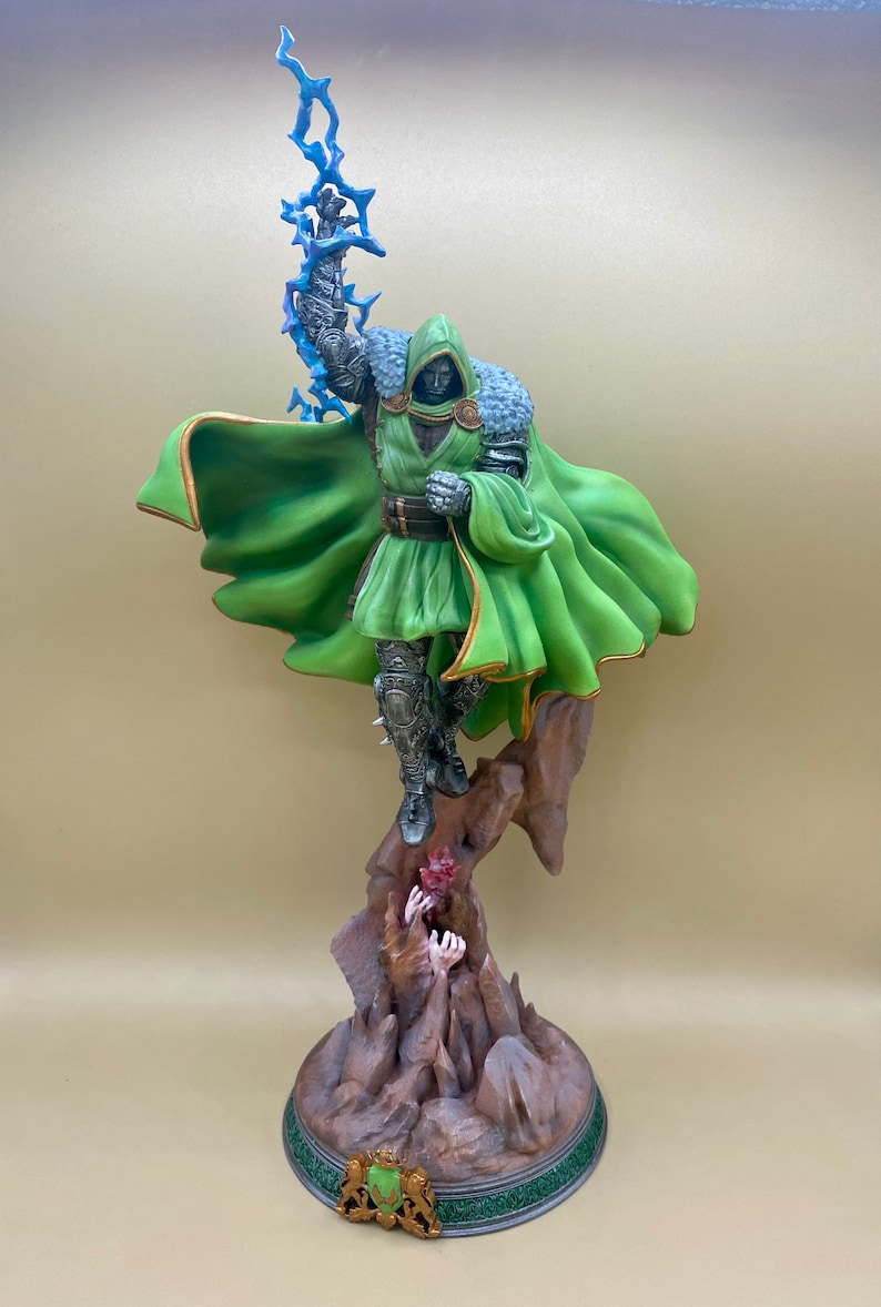 Dr Doom Original Statue High Quality Print Hand Painted or | Etsy