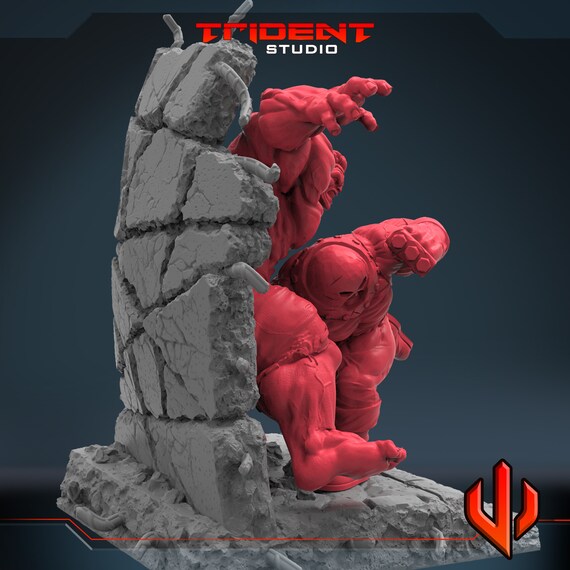 Red Hulk Vs Juggernaut