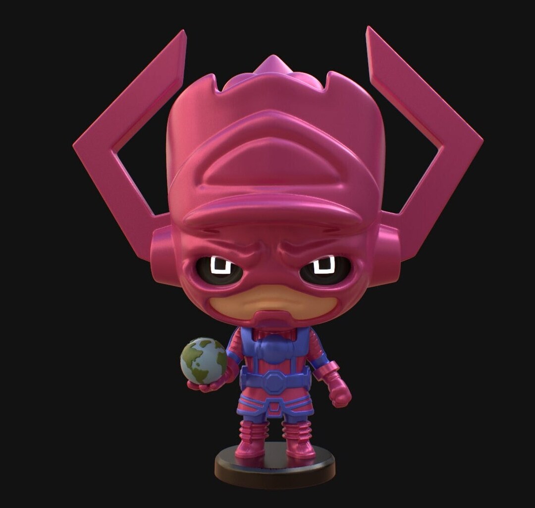 Galactus figure 3D Printed Fan Art Hand Painted or - Etsy