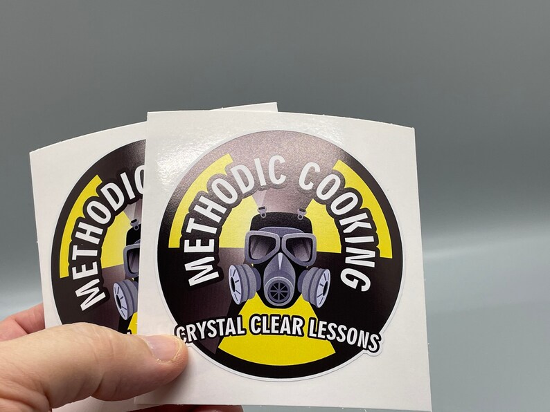 Methodic Cooking Walter White Sticker 2 Pk Breaking Bad | Etsy