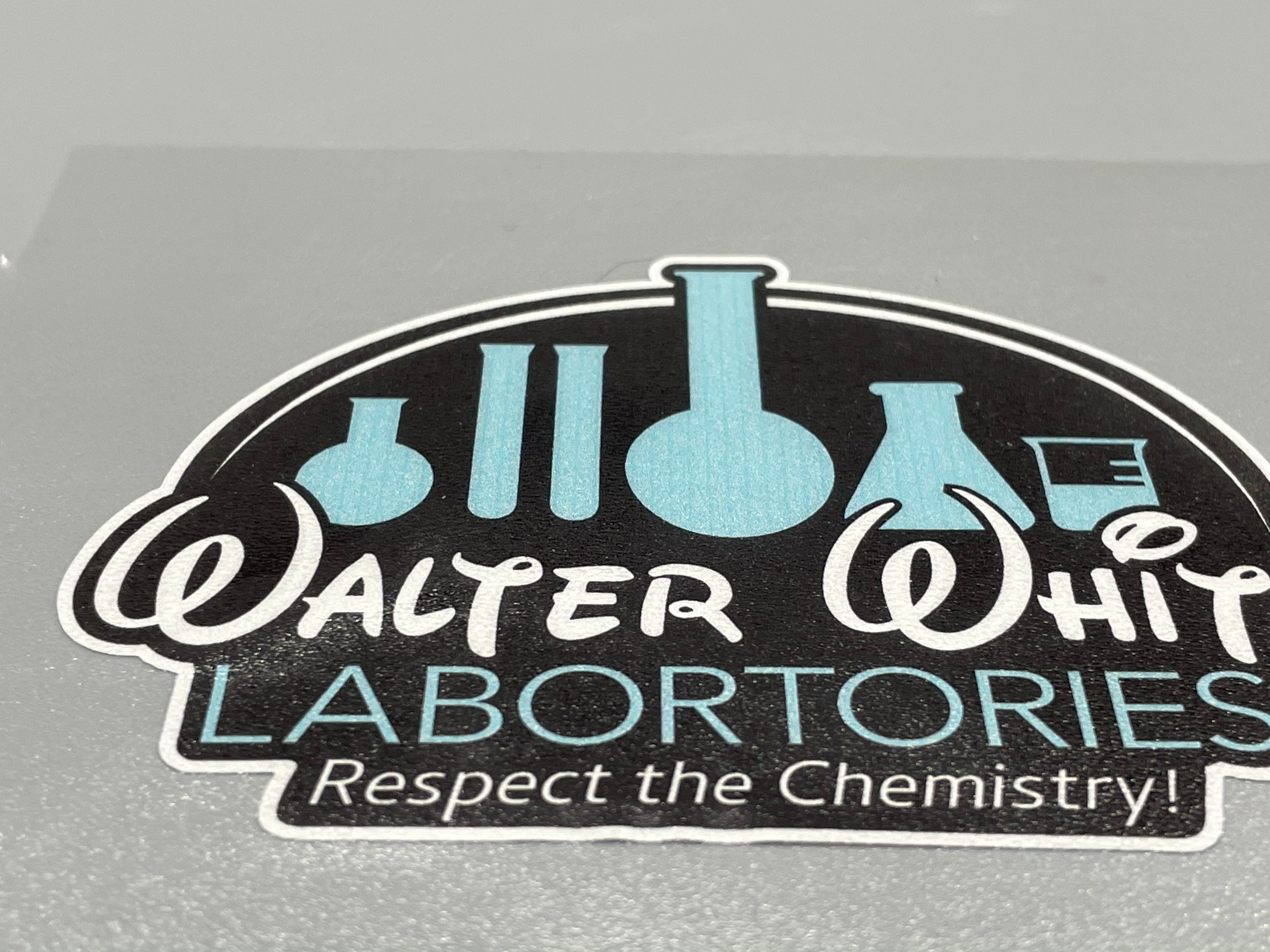 Walter White Laboratories Sticker pack of 2 Breaking Bad | Etsy