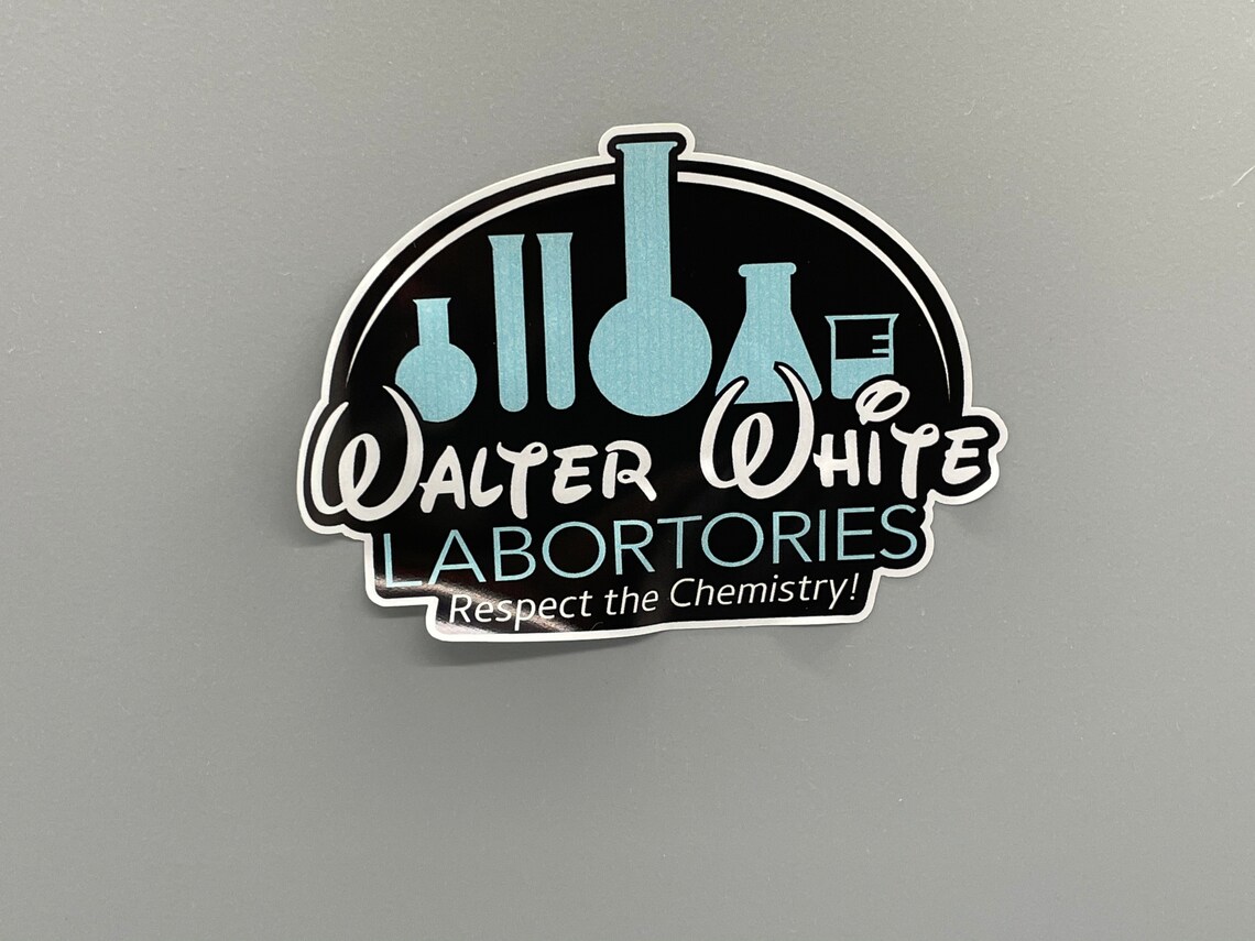 Walter White Laboratories Sticker pack of 2 Breaking Bad | Etsy