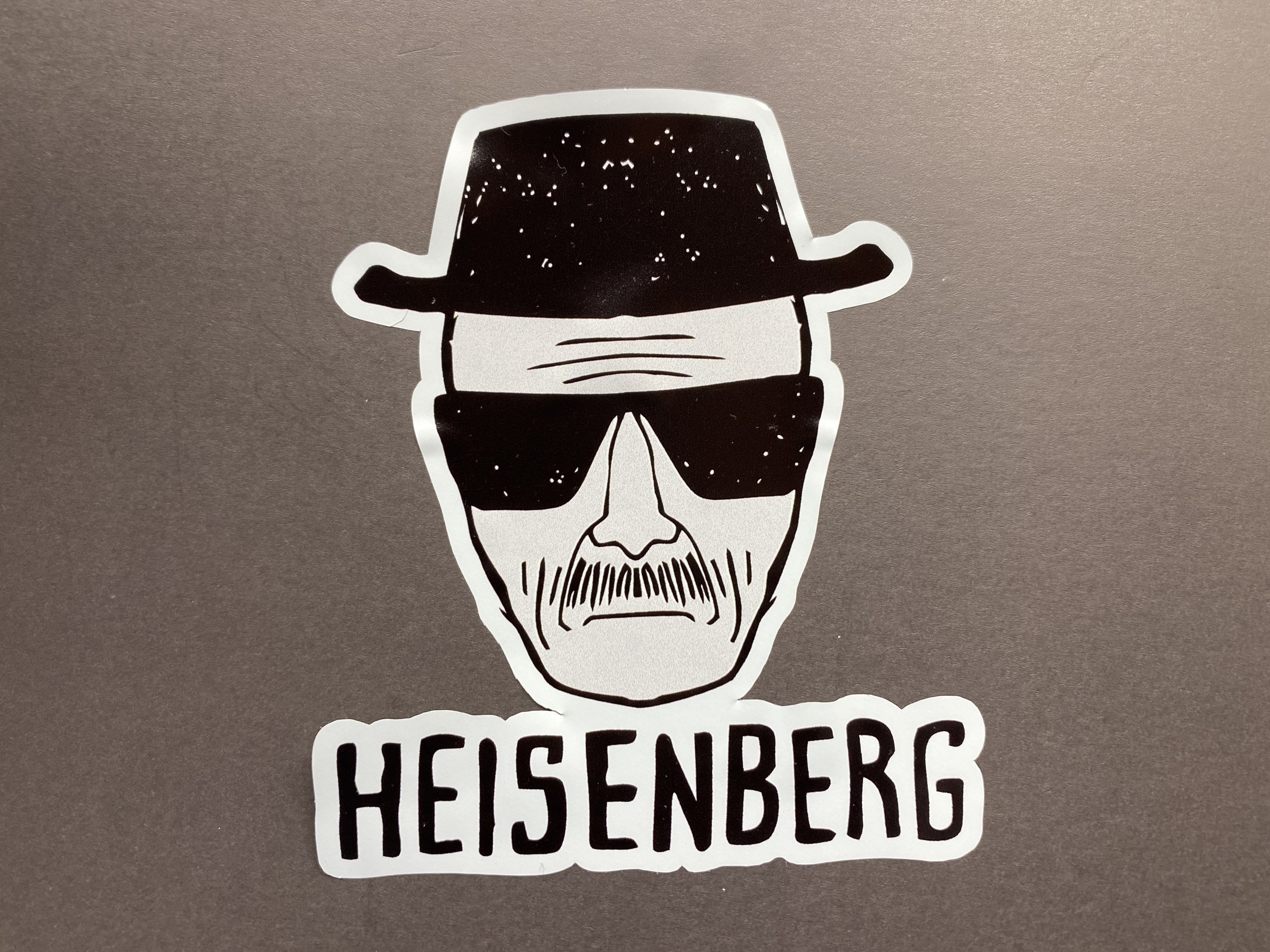 Heisenberg Decal, Walter White Sticker Set (pack of 2) , Breaking Bad ...