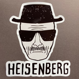 Heisenberg Decal, Walter White Sticker Set pack of 2 , Breaking Bad ...