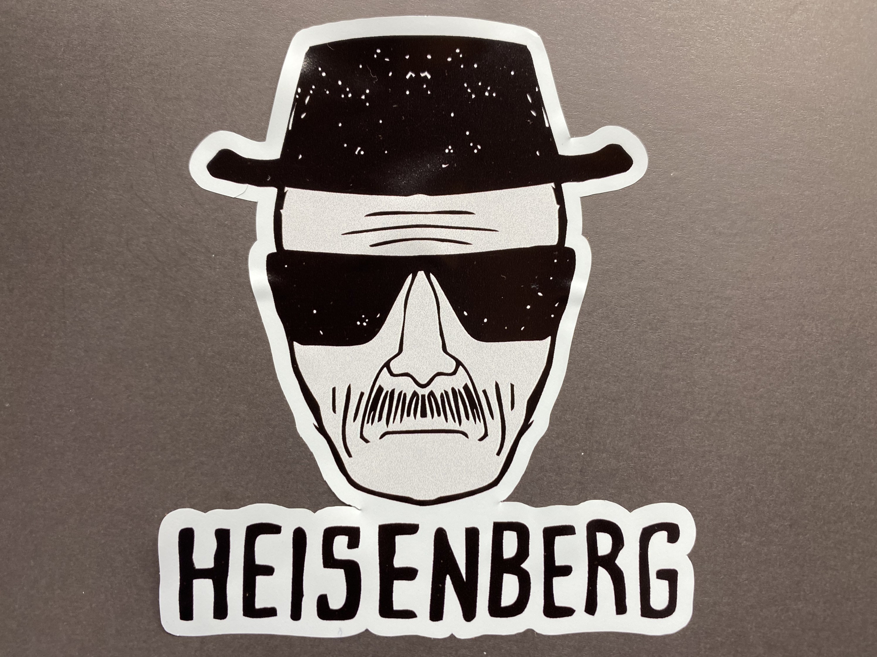 Heisenberg Decal, Walter White Sticker Set (pack of 2) , Breaking Bad ...