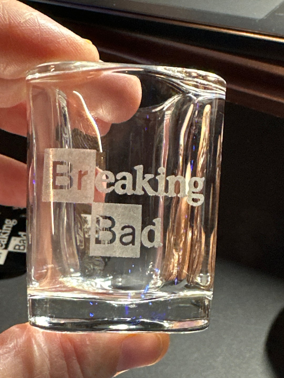 Engraved Breaking Bad Shot Glass, 2.2 Oz, Art Work is Precision Lasered ...