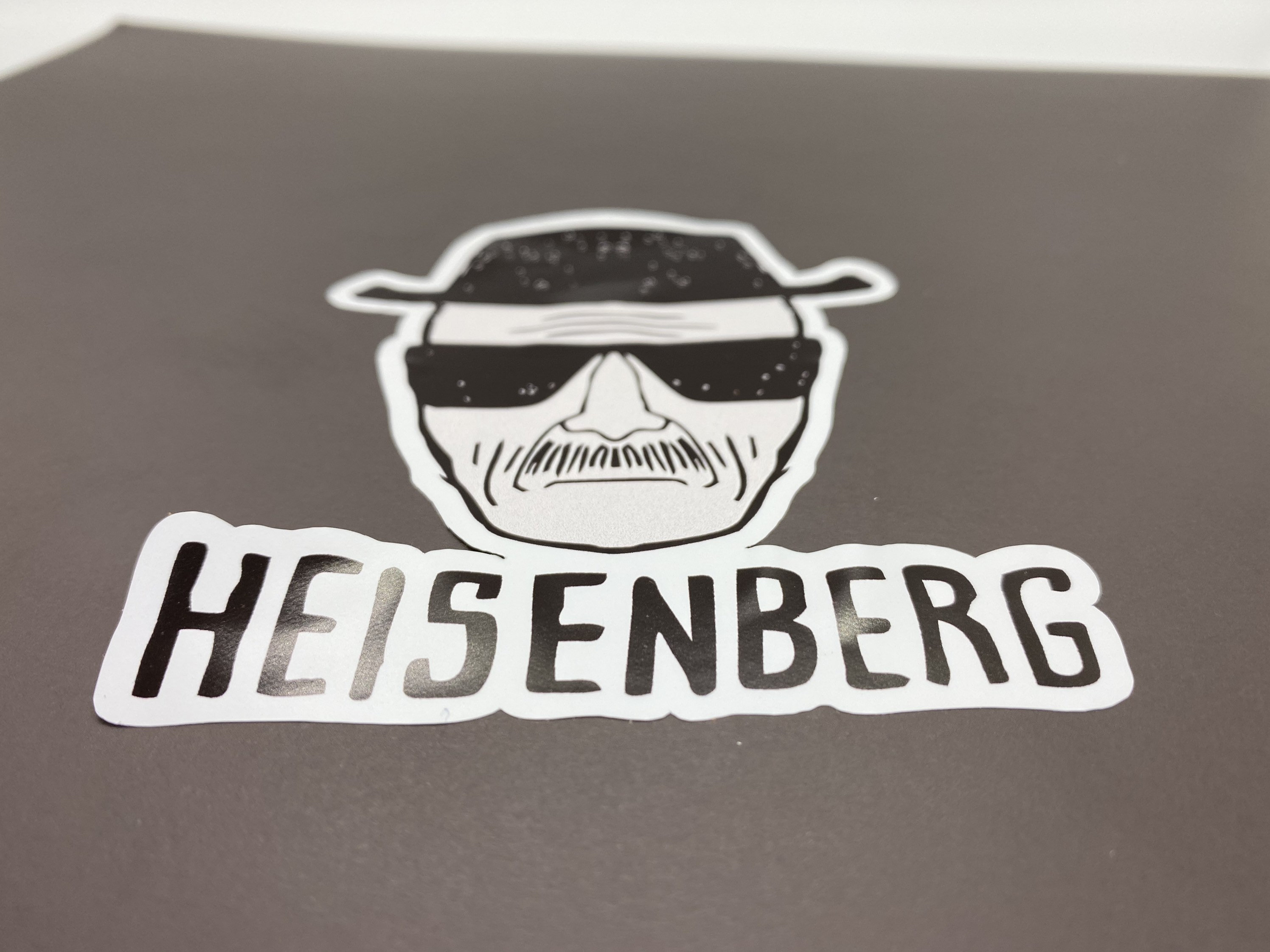 Heisenberg Decal, Walter White Sticker Set (pack of 2) , Breaking Bad ...