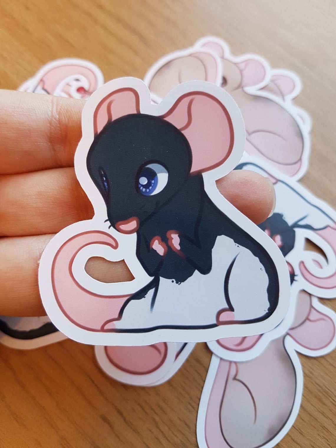 Rata / Mascota / Pegatina / Portátil / Personalizado / | Etsy