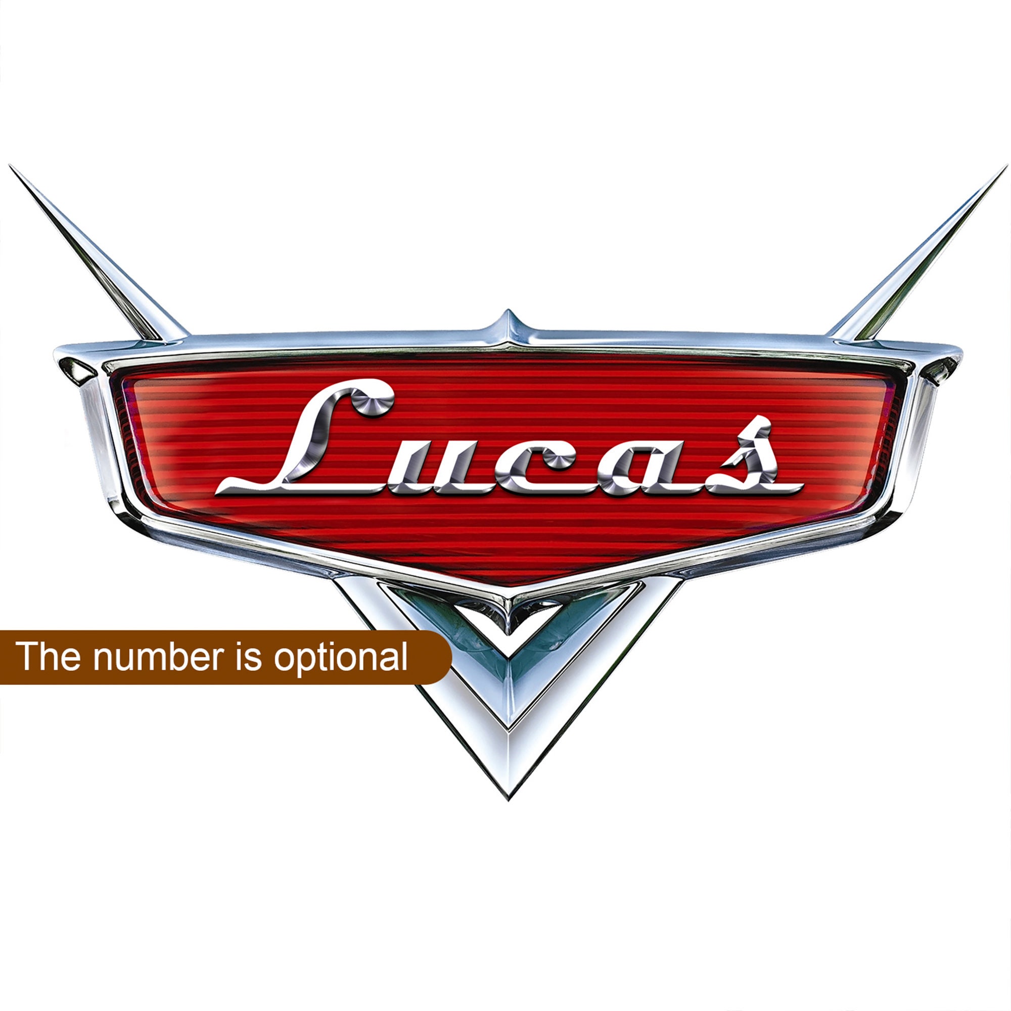 Personalized Disney Cars Logo With Name and Age Disney Cars - Etsy ...