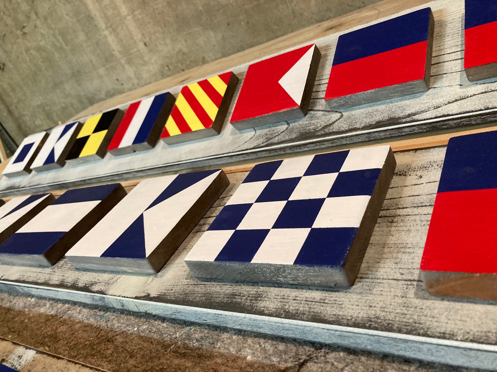 Señales de bandera náutica .. personalizar su signo de bandera | Etsy