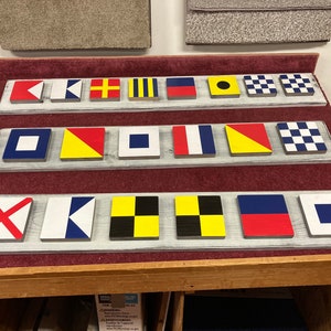 Custom Wood Signs Flag Signs Nautical Decor Navy Signal Sign - Etsy