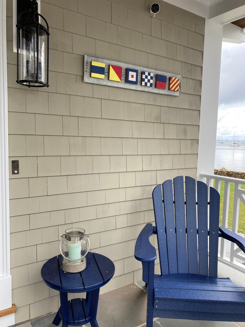 Custom Wood Signs Flag Signs Nautical Decor Navy Signal Sign - Etsy