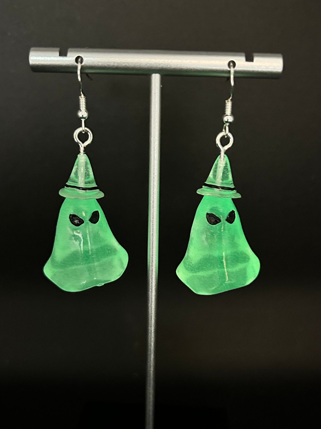 Glow in the Dark Ghost Dangle Earrings,scary Ghost Earrings,halloween ...