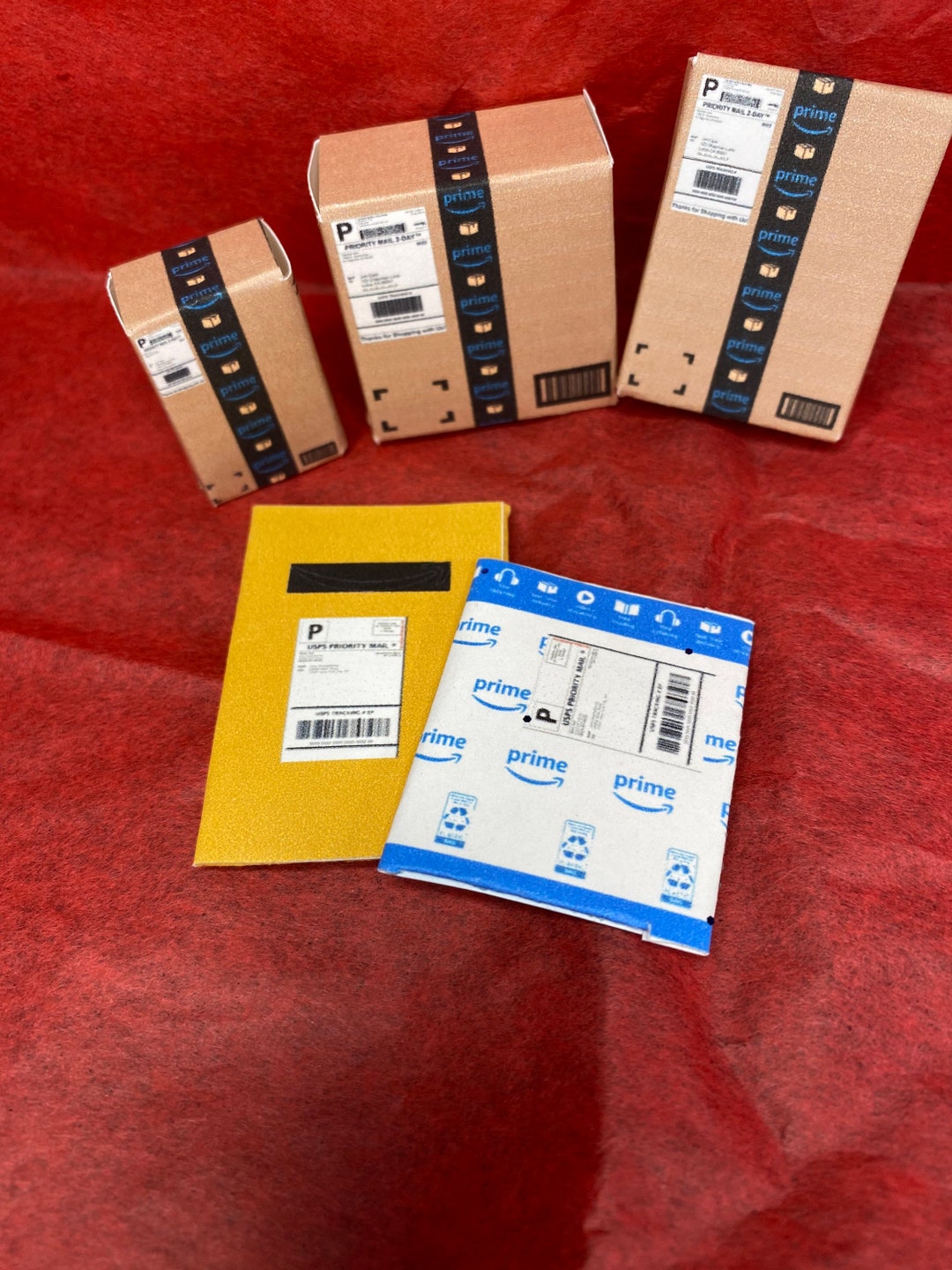 Miniature Delivery Boxes/diy Project/mini Boxes/dollhouse Boxes ...