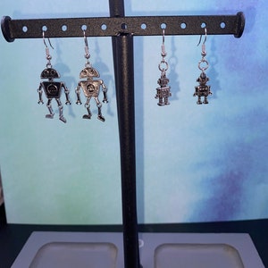 Robot Earrings/bot Earrings/ - Etsy