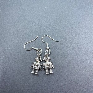 Robot Earrings/bot Earrings/ - Etsy