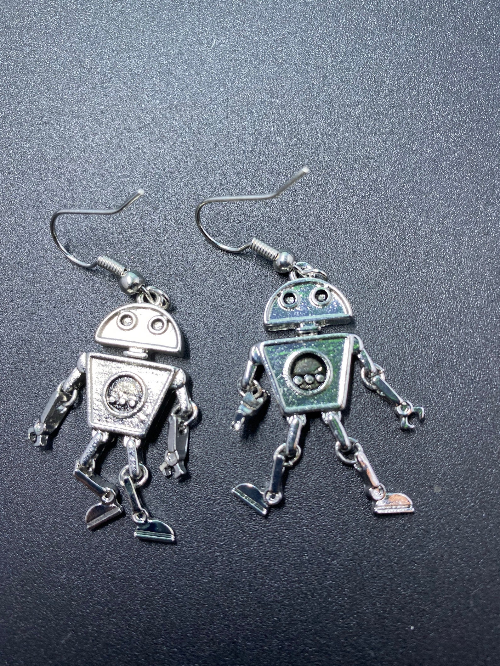 Robot Earrings/bot Earrings/ - Etsy