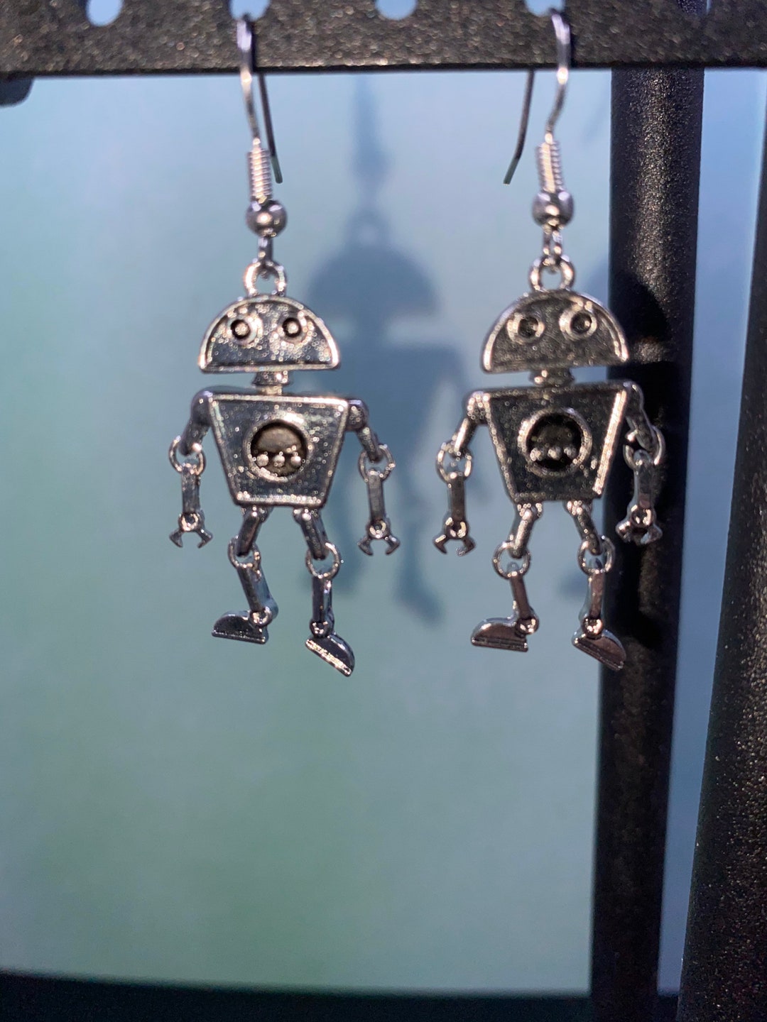 Robot Earrings/bot Earrings/ - Etsy