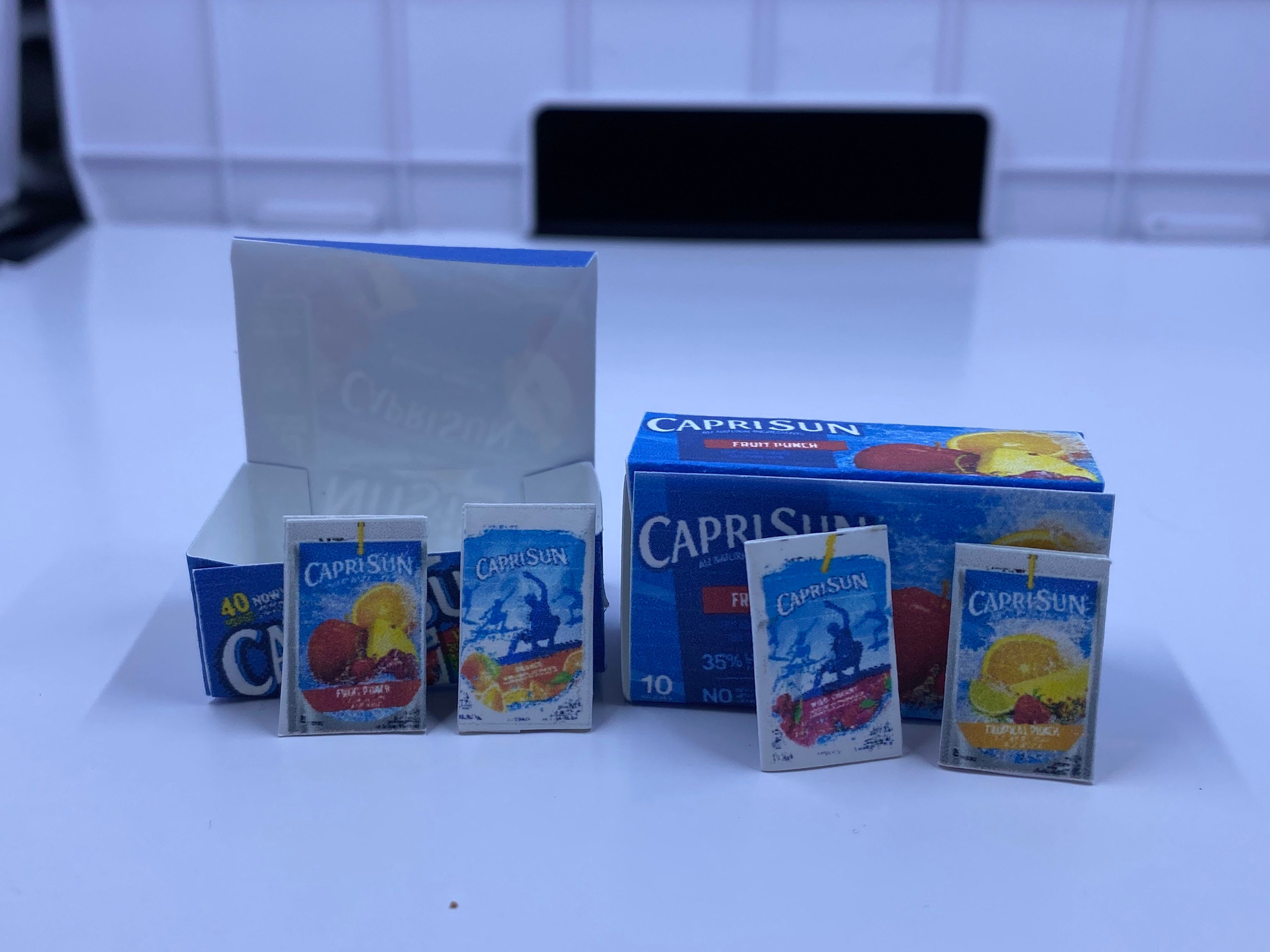 Miniature Juices/miniature/small Drinks/ Miniature Juice | Etsy