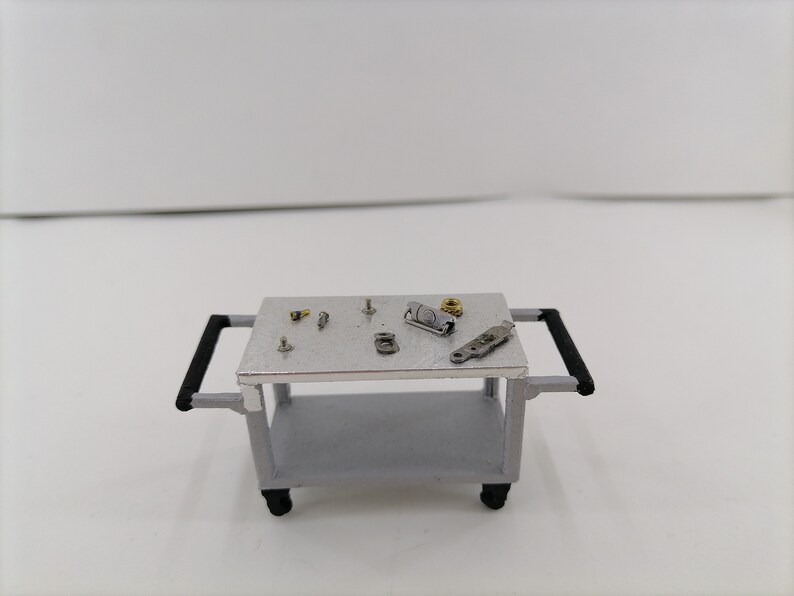 3d Printed 1:24 Car Garage Work Benchtop Pegboard Instrument - Etsy