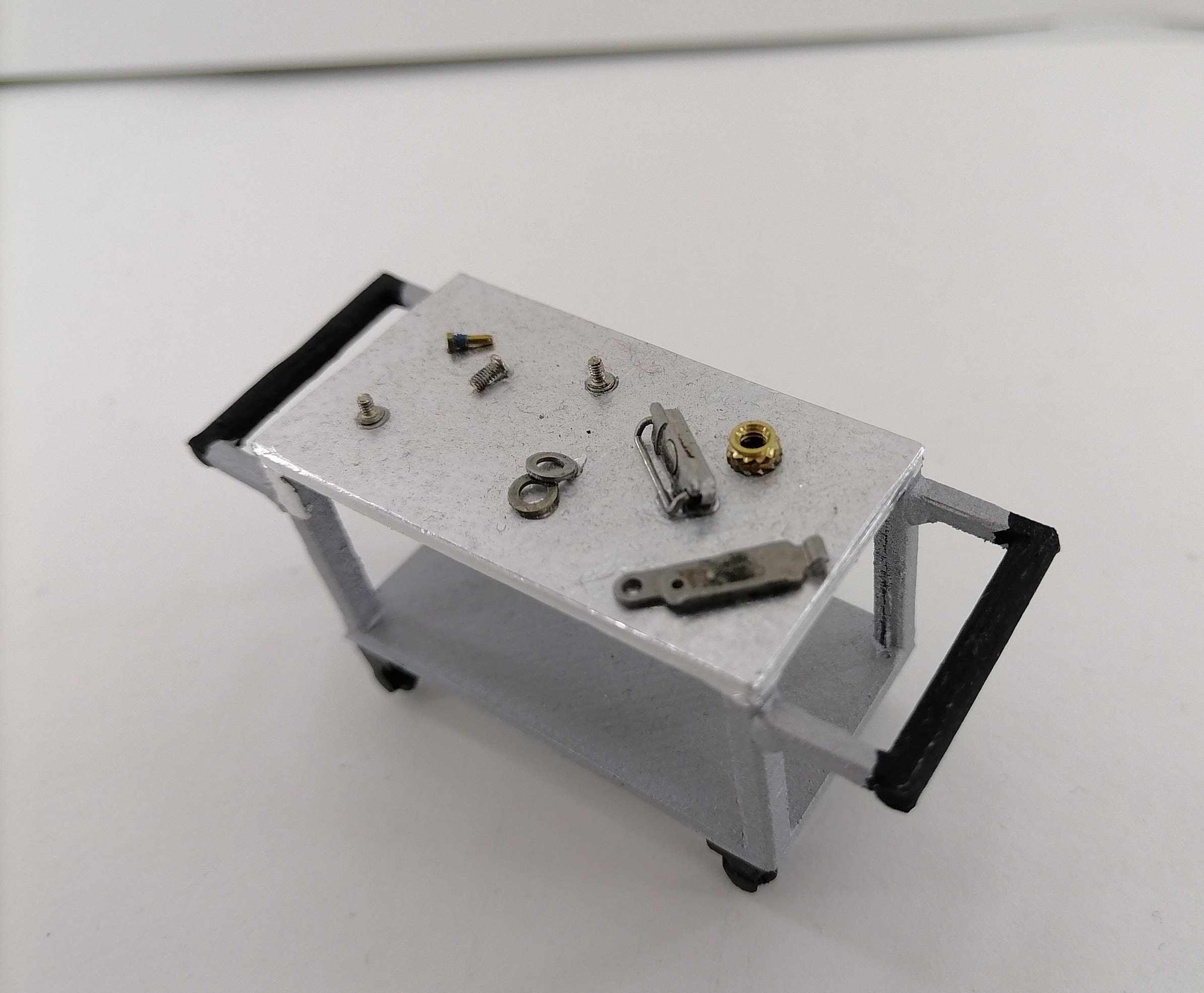 3d Printed 1:24 Car Garage Work Benchtop Pegboard Instrument - Etsy