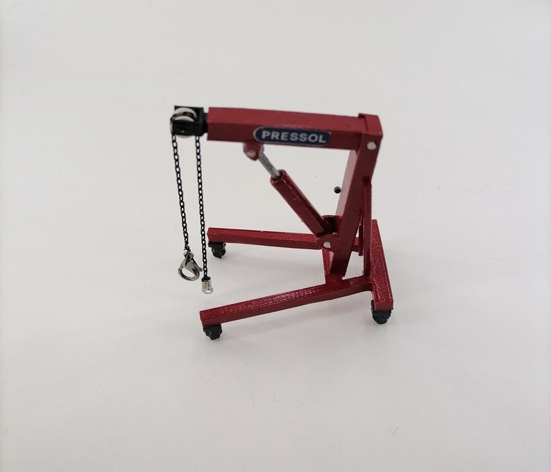 3D Printed Miniature Motor Engine Crane Hoist 1-24 Auto - Etsy