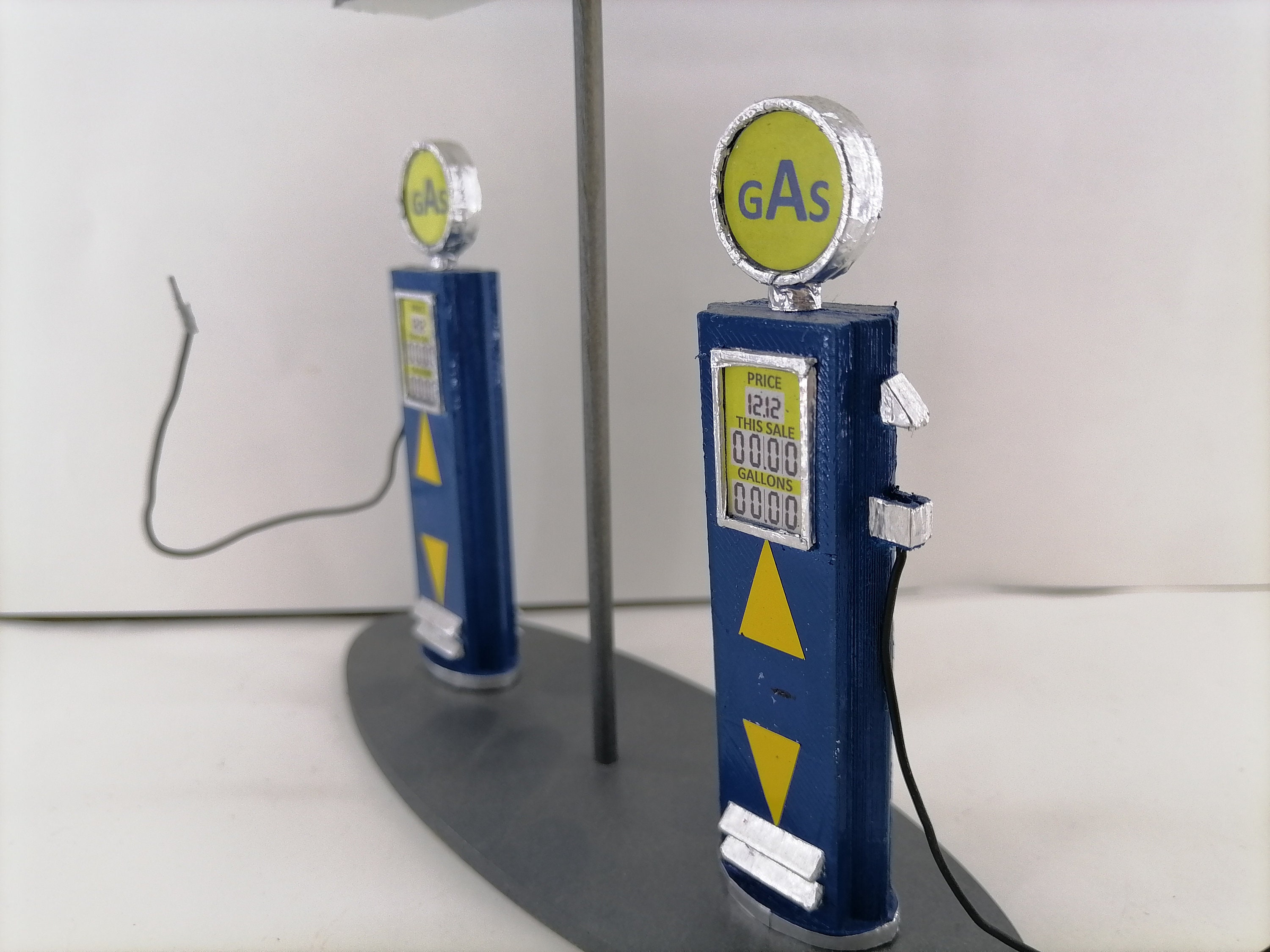 Petrol Station Phone Gas Station Gasoline Filling Diesel Fuel Diorama ...