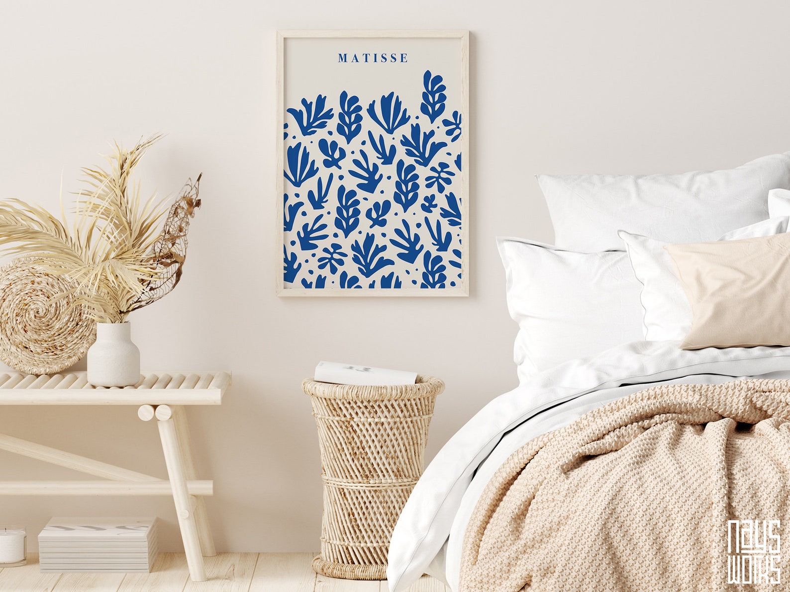 Matisse Exhibition Poster Matisse Print Blue Printable Wall | Etsy