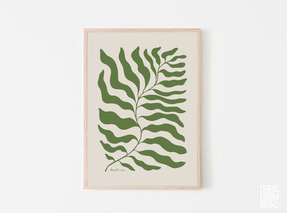 Matisse Print Green Leaf Museum Poster Henri Matisse Art | Etsy Australia