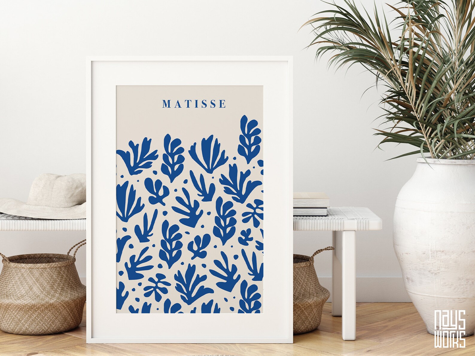 Matisse Exhibition Poster Matisse Print Blue Printable Wall | Etsy