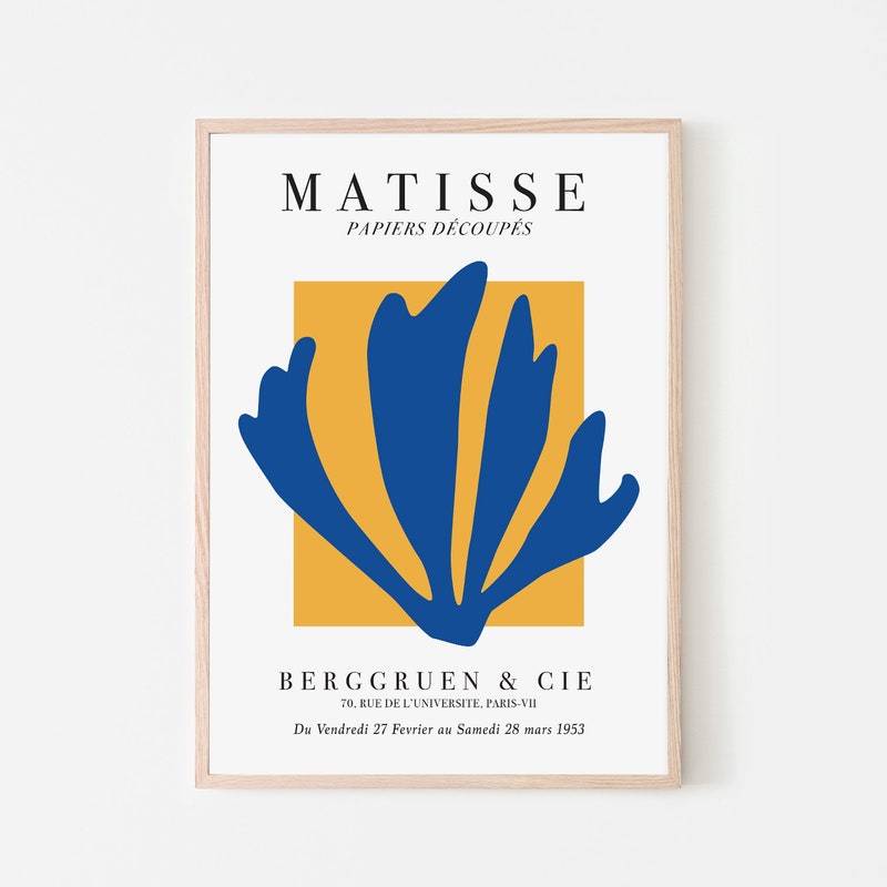 Yellow Matisse Print - Etsy