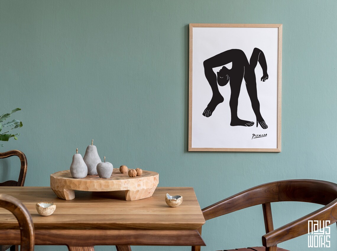 Picasso Print Acrobat Museum Poster L Exhibition Poster L | Etsy