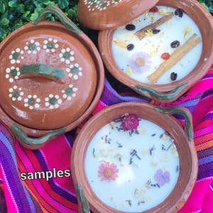 Small Cazuelita Candles | Hand Made Mexican Candles| Authentic Mexican ...