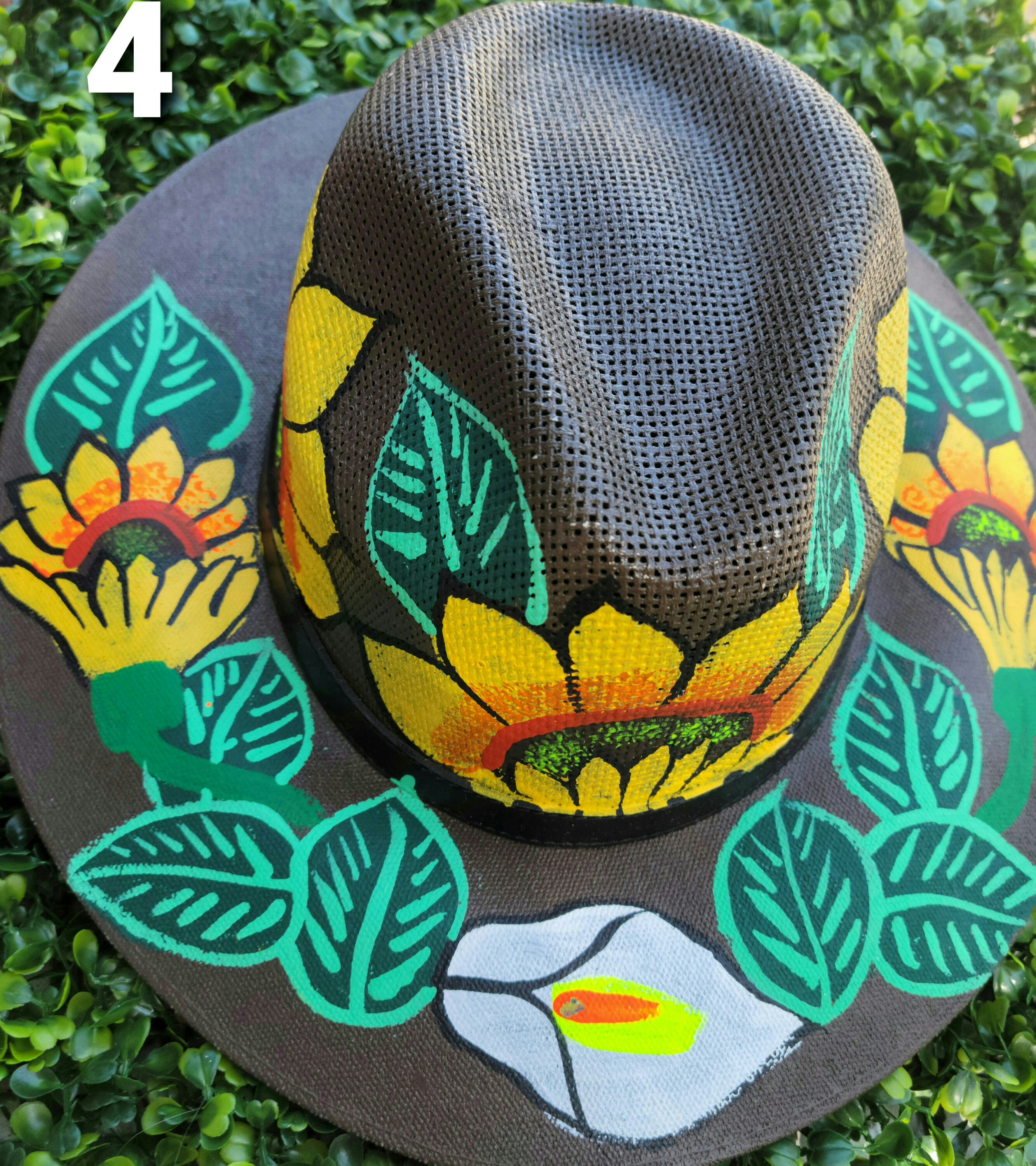 Handpainted Mexican Sun Hats Artisan Jute Hats | Etsy